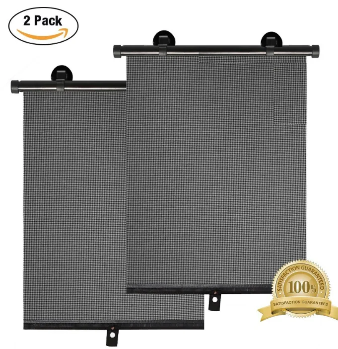 Universal 40 * 60cm Retractable Auto Car Curtain Window Roller Sun ...