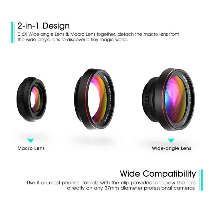 4k Hd Cover For Mobile Phone Smartphone Kit Camera Lenses - Buy Camera ...