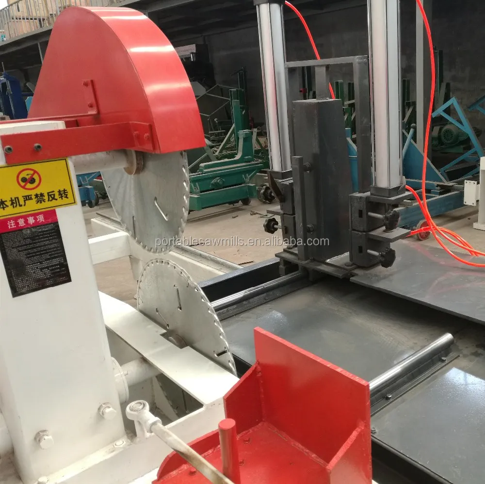 Double Blades Log Sawing Machine - Efficient Wood Processing