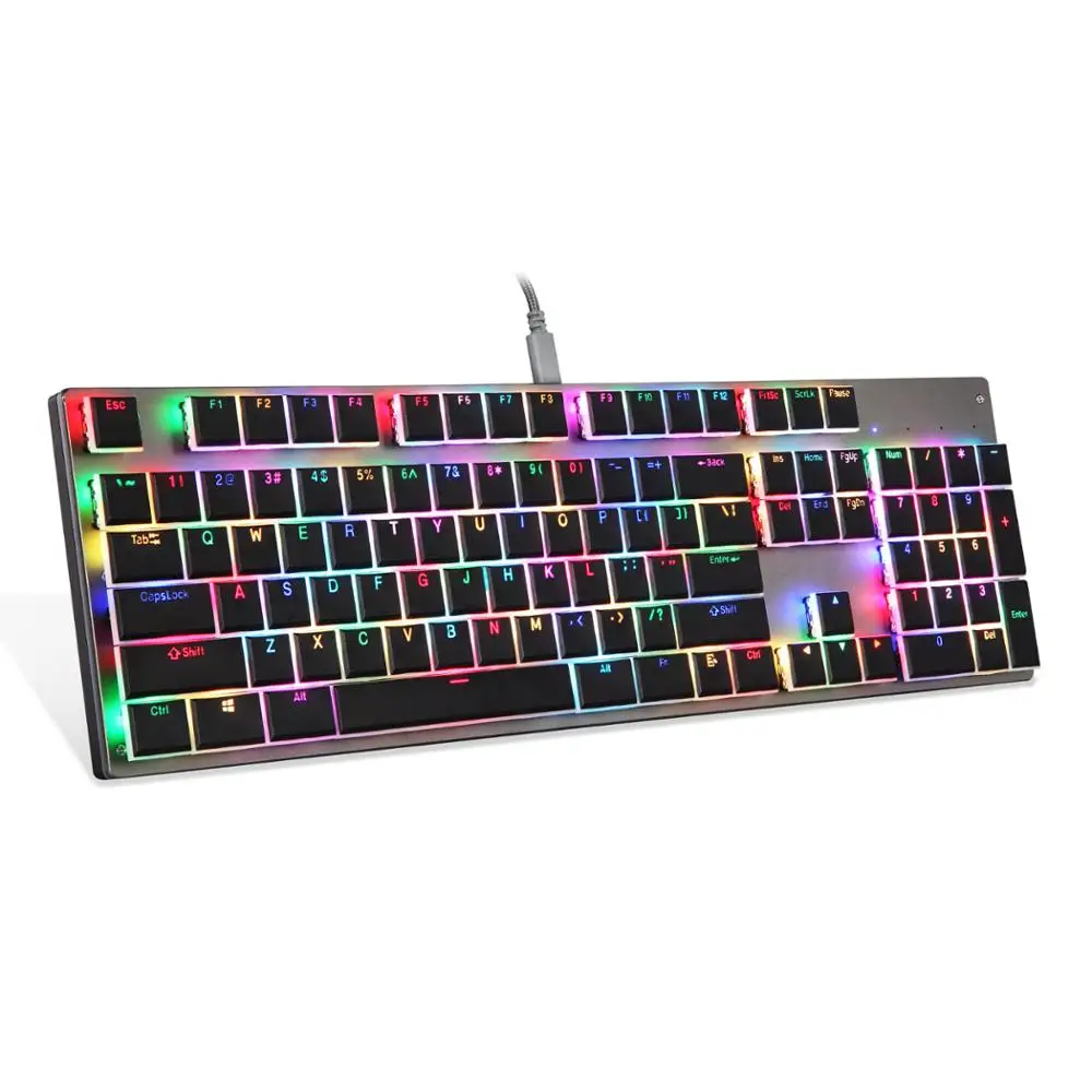 Motospeed Ck94 Rgb Backlit Wired Gaming Keyboard Extra-thin Latest ...