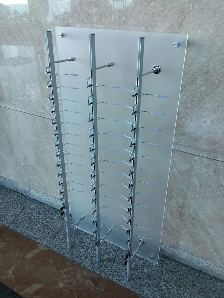 Wall Mount Clear Acrylic Optical Eyeglasses Frame Display Stand Holder ...
