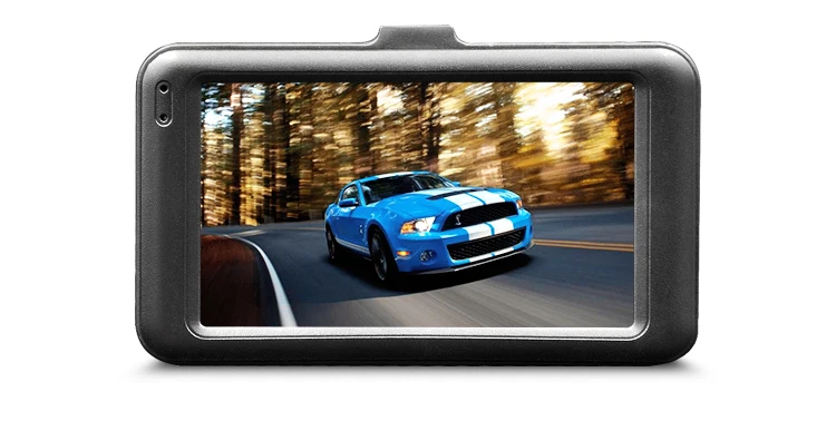 Yikoo 3.0 Inch Car DVR - Full HD Dashcam with Motion Detection