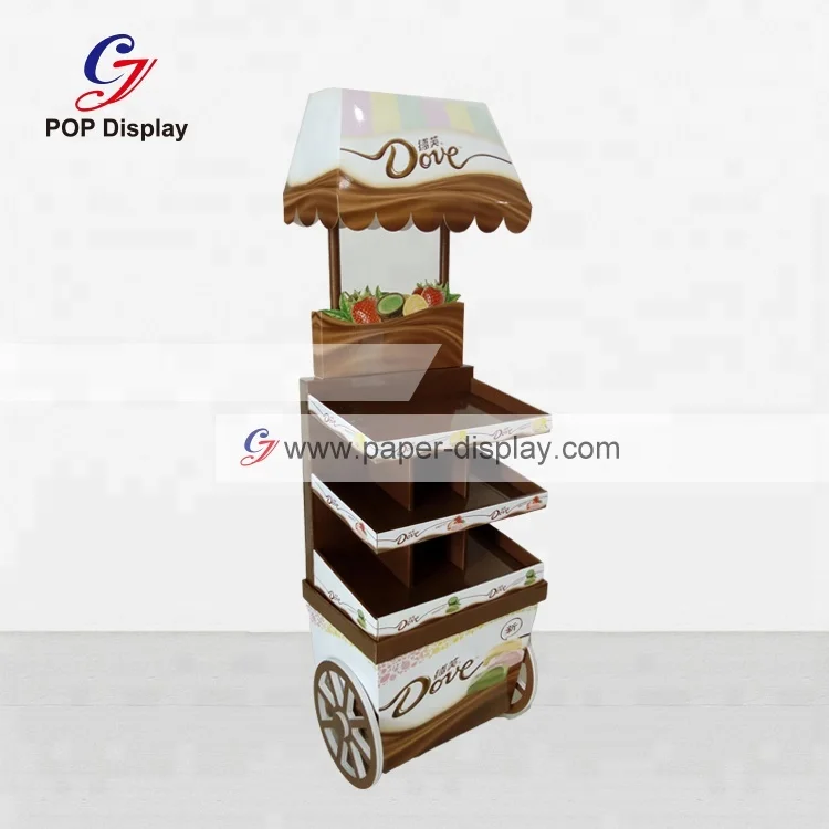 Custom Retail Chocolate Cardboard Display Stand,Paper Cardboard Display ...