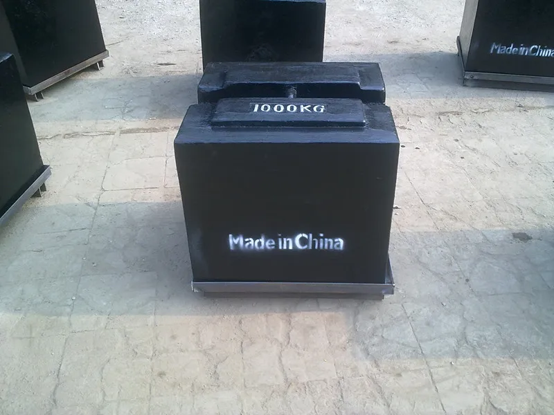 M1 gietijzeren gewicht 1000 kg test gewicht 500 kg iron gewichten ...