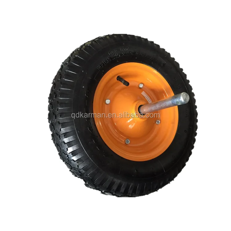 Square Pattern 4.00-8 Wheelbarrow Tires - Durable & Efficient