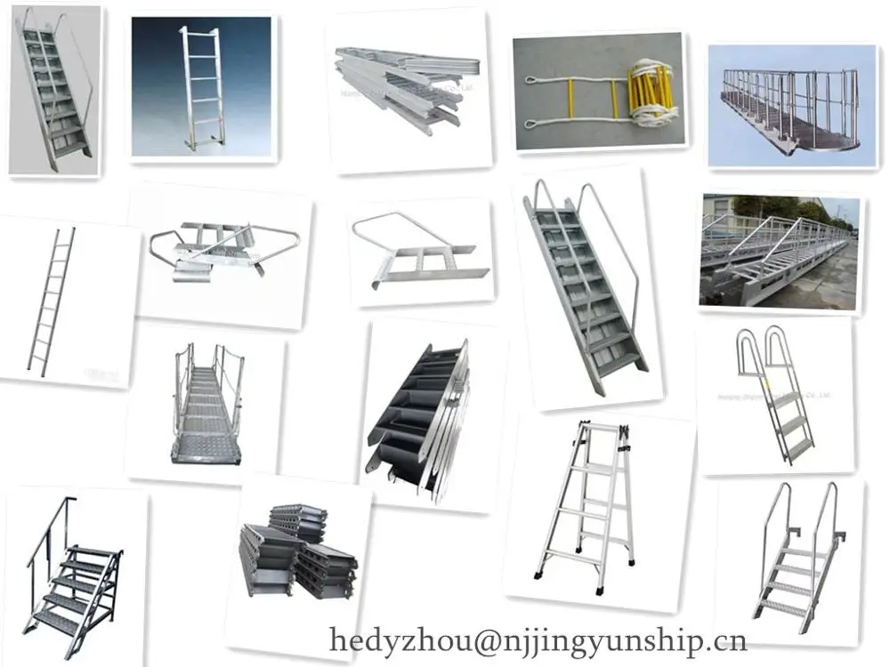 Aluminium Steel Stainless Inclined Ladder For Ship - Buy Inclined ...