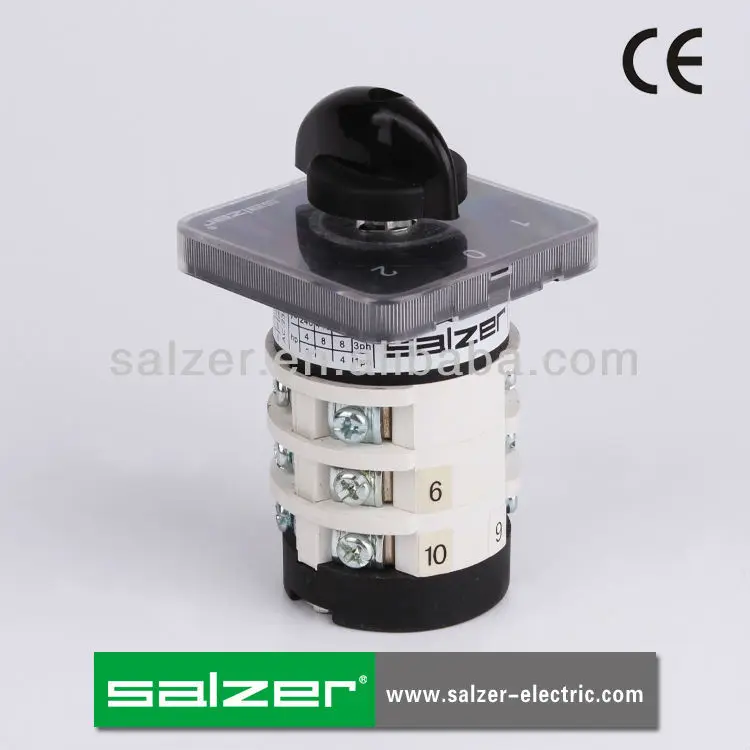 Salzer Sab16 16 Amp 1-0-2 3pole 3position 61027 Rotary Switch Cam ...