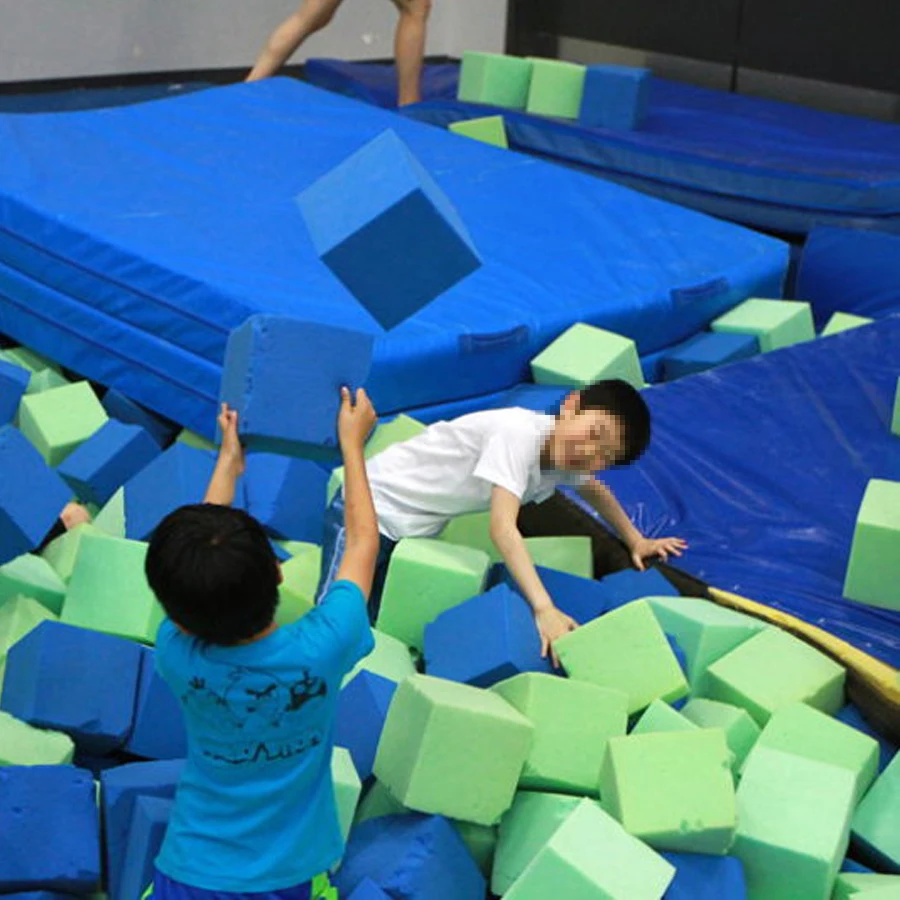 Commercial Bungee Jumping 20ft Trampoline Park Outdoor Safety Foam Pit ...
