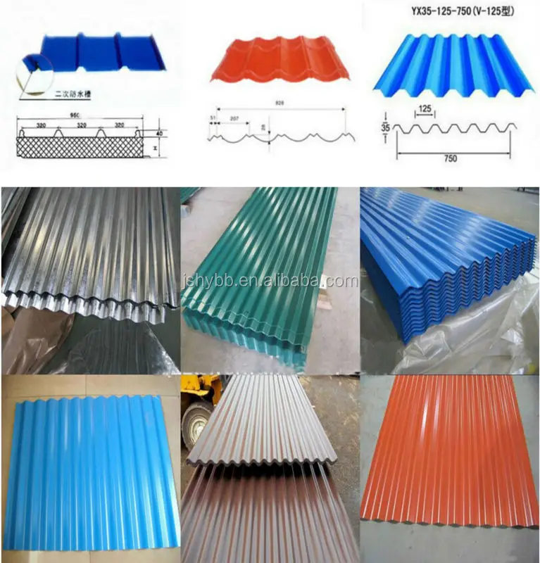 Kleur Gecoat Ppgi Staalplaat/Ral 9024 Kleur Print Gegalvaniseerd Stalen ...