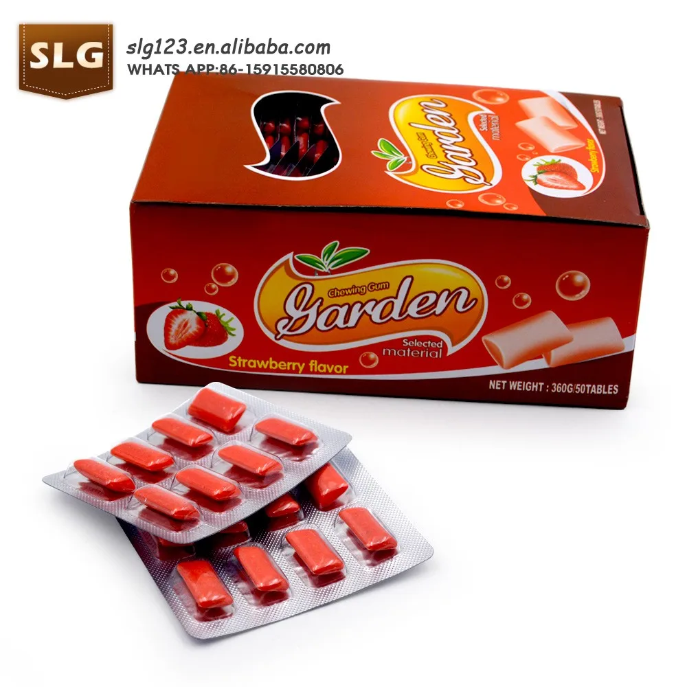 8 Pcs Chewing Gum Strawberry Flavor Center Filled Bubble Gum - Buy Jam ...