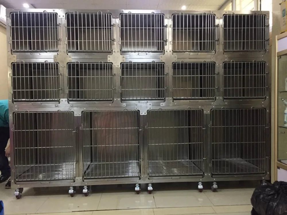 KA-509 Stainless Steel Professional Modular Dog Kennels System/Dog ...