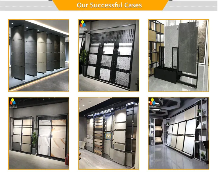 Luxury Showroom Ceramic Display Stands Display Rack Floor Stand Stone ...