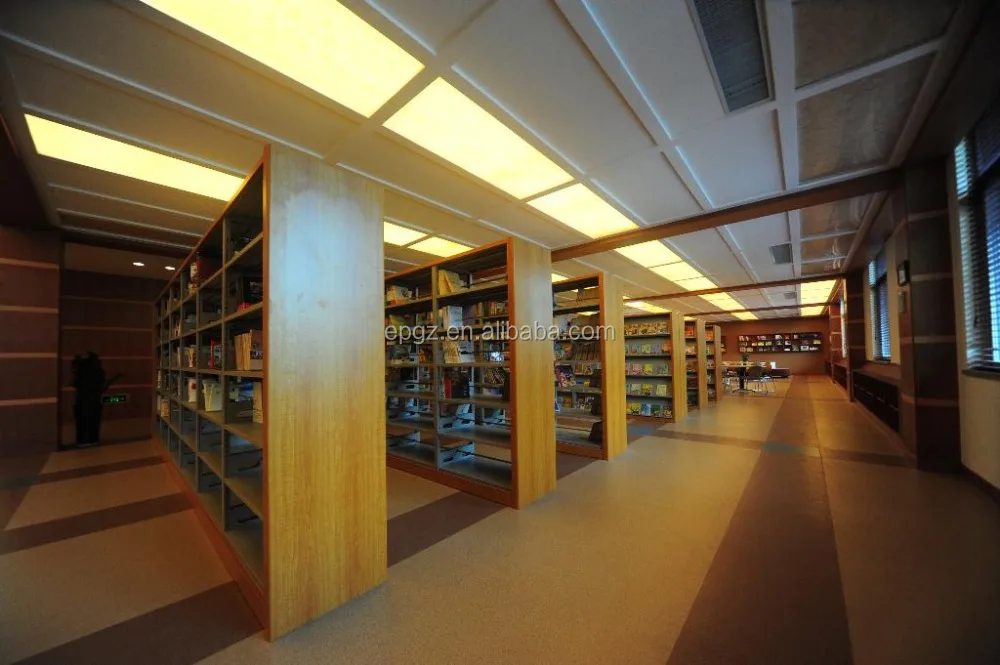 High Quality School Library Book Shelf - EVERPRETTY Wood Racks