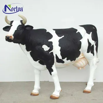Life Size Outdoor Decoration Farm Animals Fiberglass Cow Sculpture Nt ...