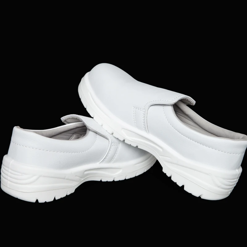 Food Workshop Room White Safety Shoes Anti-static Steel Toe Cap ...