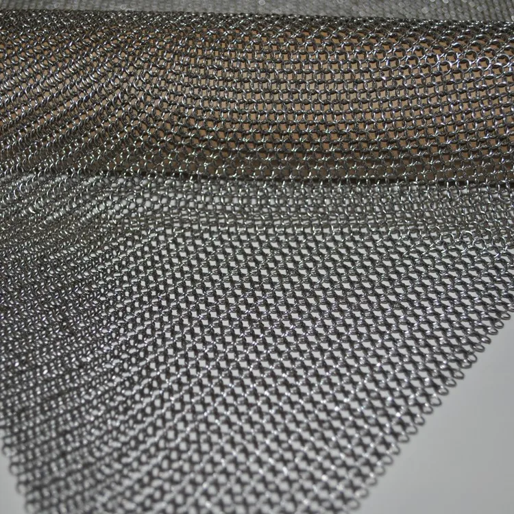 Stainless Steel Decorative Welded Chain Mail Mesh Curtains