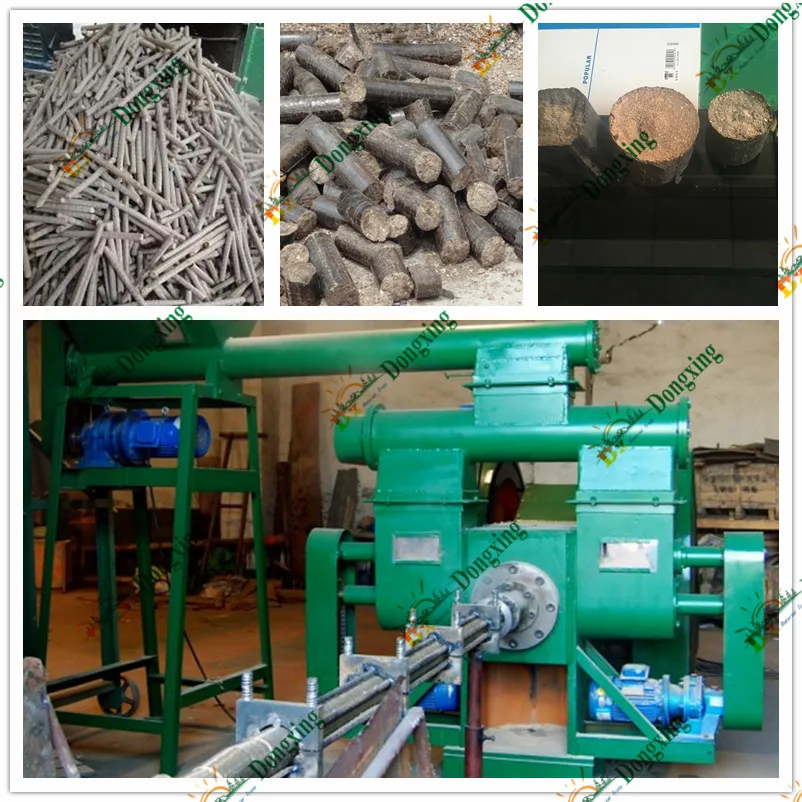 Piston Type Wood Sawdust Briquette Press Machine for Sale