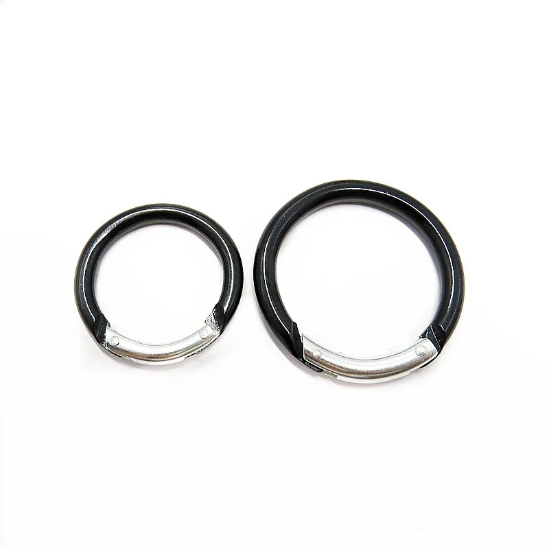 Aluminum Carabiner Black Round O Ring Carabiner - Buy Oem Aluminum Or ...