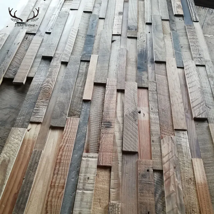 New Style Walnut Wood Decorative 3d Effect Wooden Wall Panel For ...