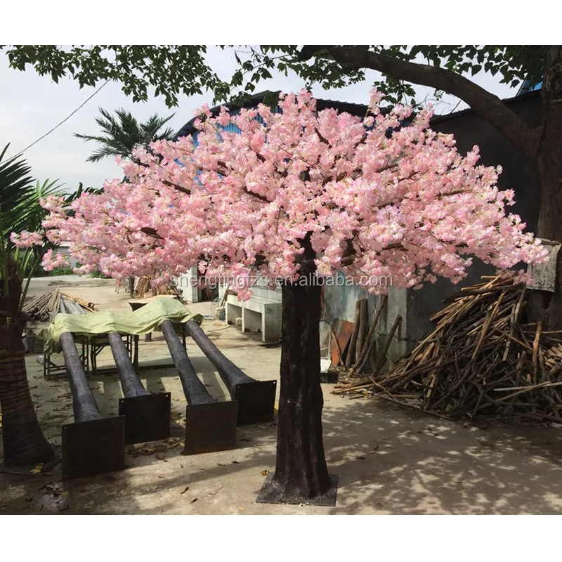 Artificial Plants Fake White Pink Sakura 3m Cherry Blossom Bonsai Trees ...