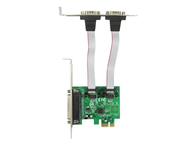 Iocrest Ax99100 Chipset Combo 2 Db-9 Serial (rs-232,Com) + 1 Db-25 Parallel Printer Ports (lpt1 ...