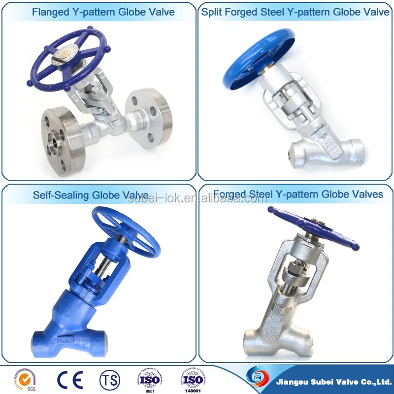 Forged Steel Bonnetless Y-pattern Stainless Steel Globe Valve - Buy ...