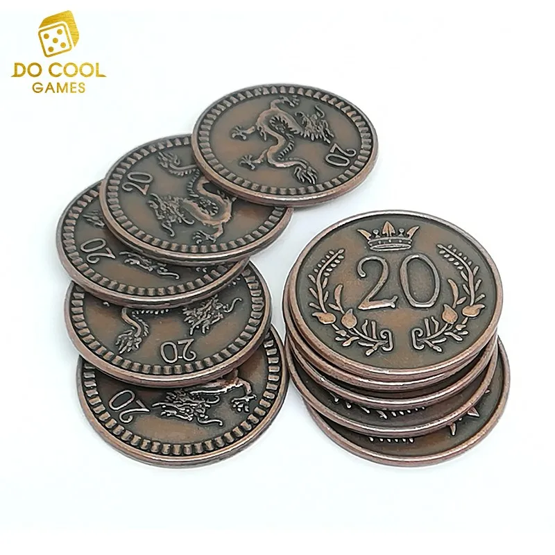 Promotional Metal Custom Dollar Metal Token For Board Game - Buy Metal ...