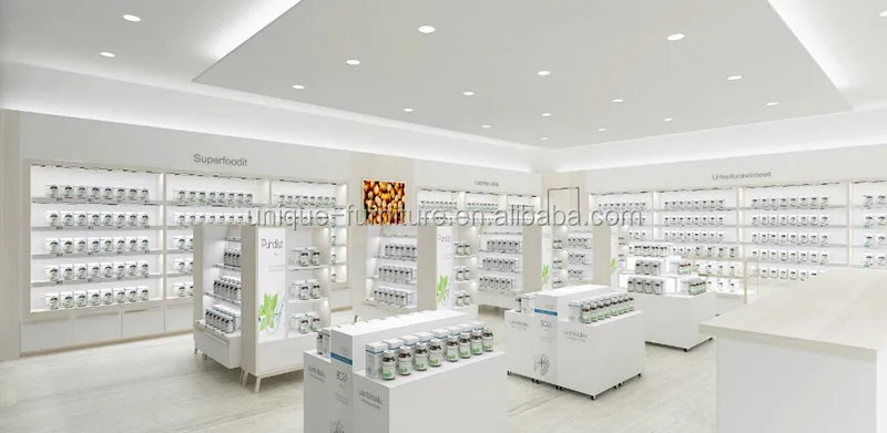 Retail Pharmacy Shop Interior Design,Herbal Medicine Shop Display ...