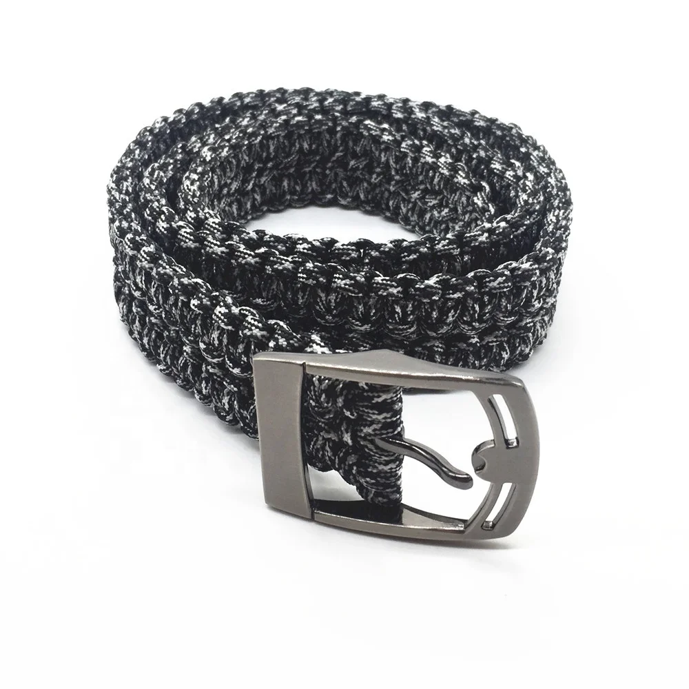 Wholesale Custom Color Rope Weave Belt Paracord Handmade Survival Belt ...