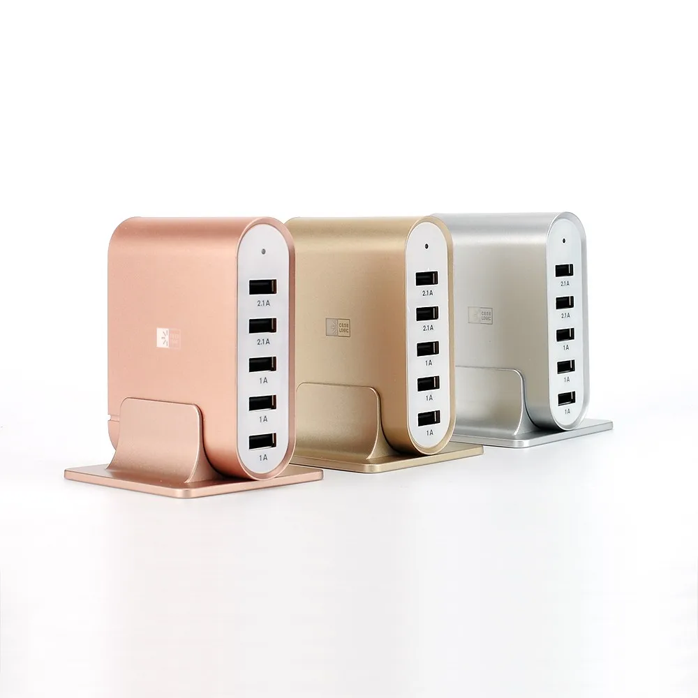 High Speed Desktop 5 Port Usb Charging Station Multi Usb Power Tower ...