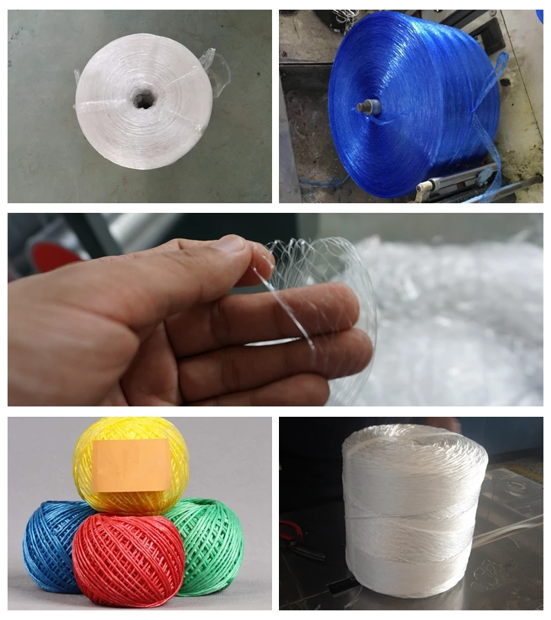 Polypropylene Fibrillated Raffia Yarn Extrusion Machine/ Pp Split Film ...