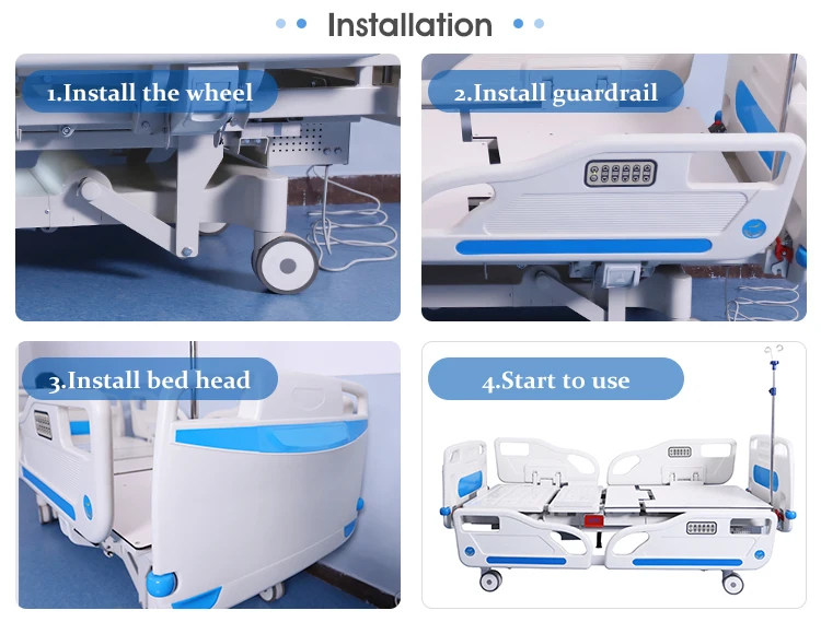 China Factory Produced Good Quality Multi Functions Hospital Bed Icu ...
