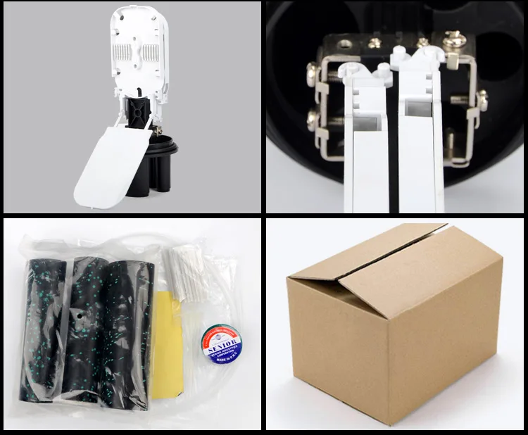 Optical Fiber Hot Melt Box Dome - 4 Port Fiber Optic Dome Joint