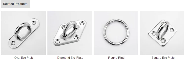 Square Marine Lifting Pad Eye Plate With Round Ring - Buy Eye Plate ...