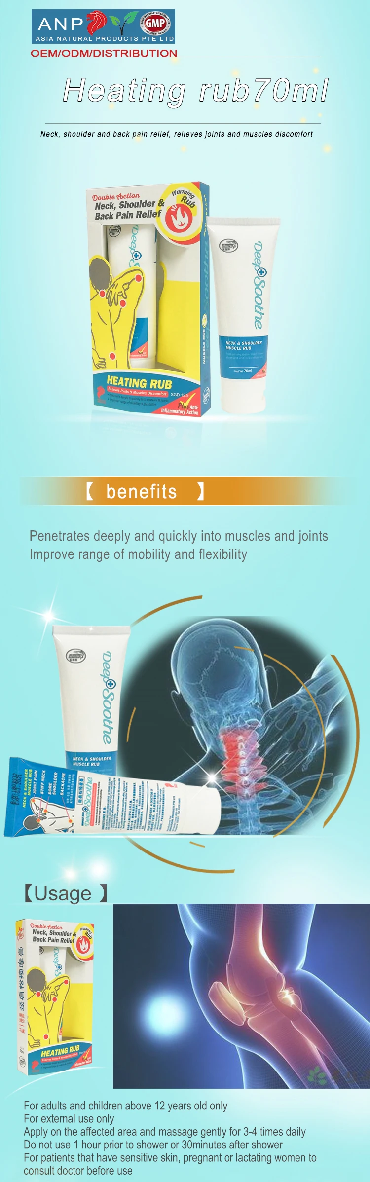 External Pain Relief Joints And Muscles Discomfort Ointment - Buy Pain ...