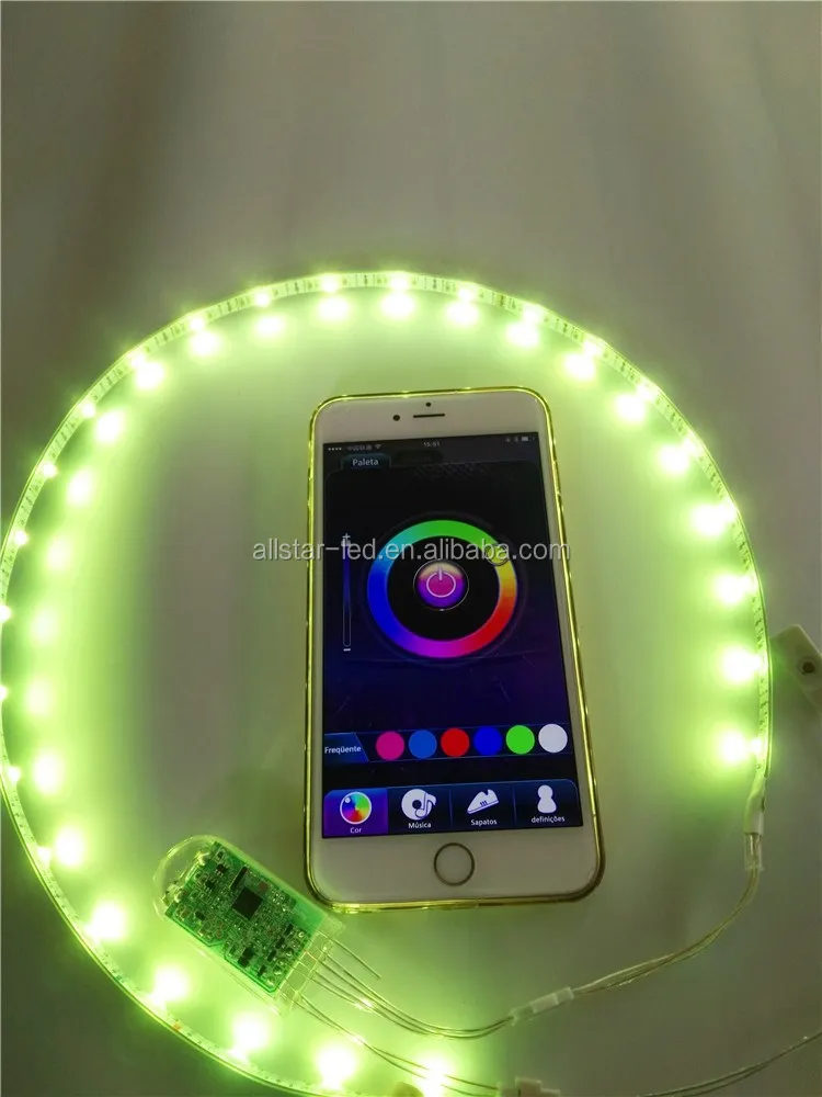 Rechargeable Battery Operated Shoes Led Strip,Wireless Shoes Light ...
