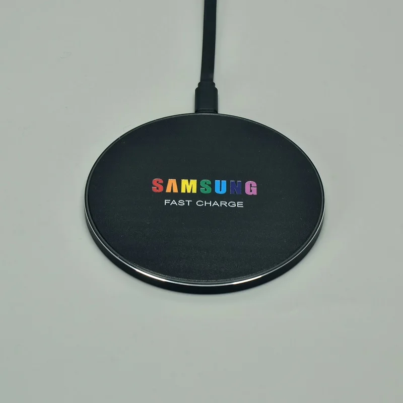 Hot Selling 10w Light Up Logo Wireless Charger Led Fast Charging Pad ...