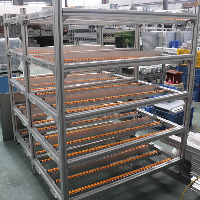 Industrial Black Color Roller Track And Conveyor Roller For Rack System ...