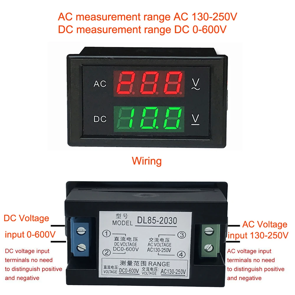 AC DC Digital Voltmeter - Precision Voltage Monitoring