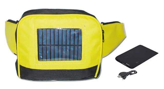 Portable Solar Waist Bag Solar Pocket Bag With 2200mah Battery - Buy ...