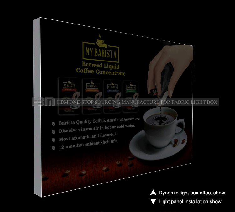 Aluminum Profile Dynamic Led Light Frame Fabric China Flash Led ...