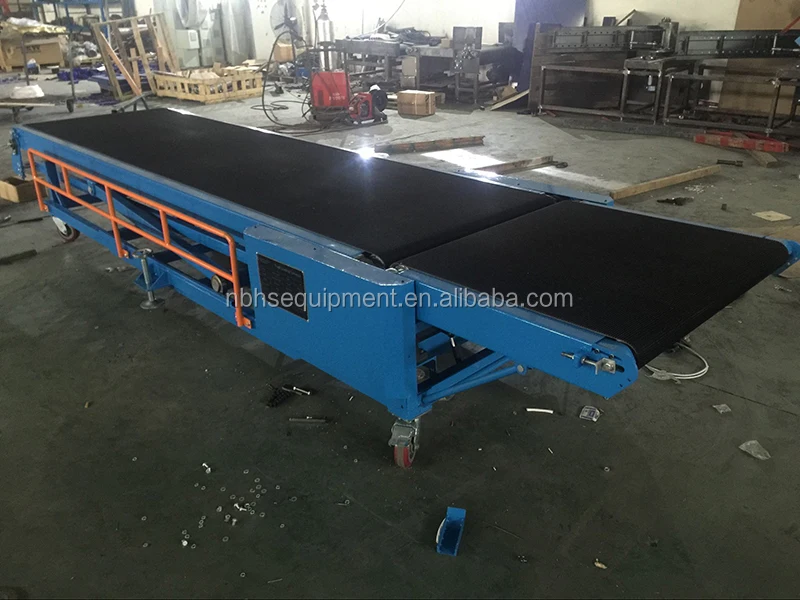 Loading/offloading Inclined Belt Conveyor - Efficient & Durable