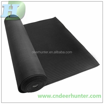 Wide & Thin Ribbed Rubber Matting Flooring 3mm Cheap 1.2m Wide - Buy ...