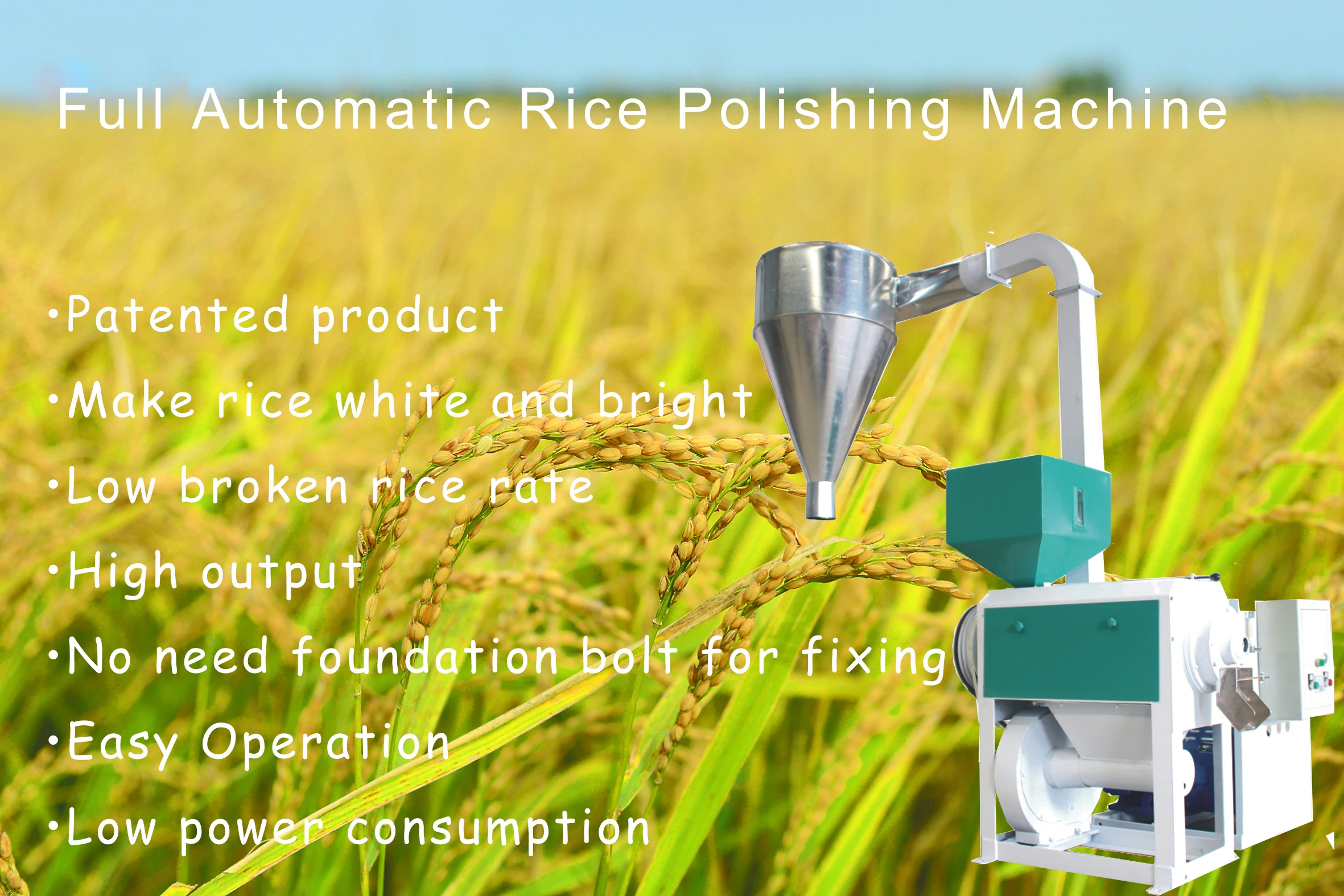 Full Automatic Rice Polishing Machine Polisher Price| Alibaba.com