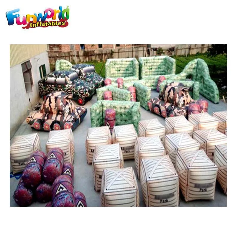 Hot Paintball Bunkers - Customizable Inflatable Barricades