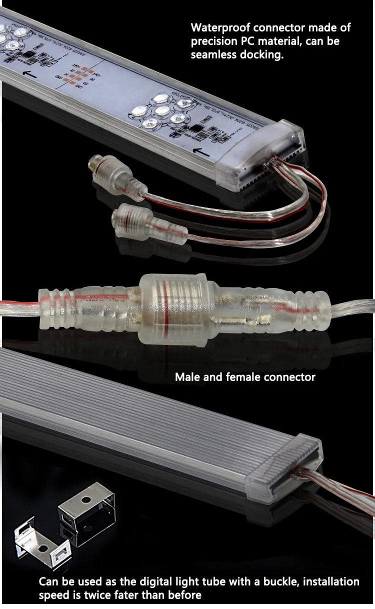 12w Dc24v Outdoor Led Linear Bar Light Use For Facade Building - Buy ...