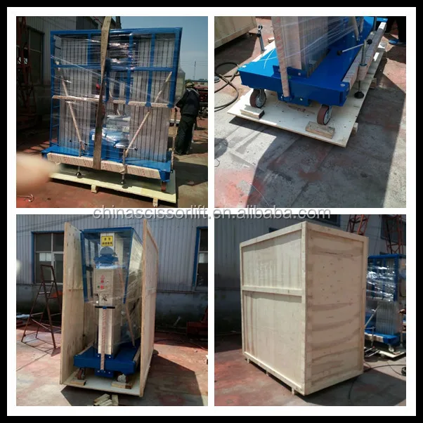 High Rise Window Cleaning Equipment Telescopic Hydraulic Man Lift - Buy ...