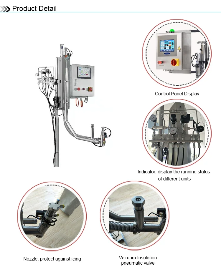 High Precision Automatic Ln2 Dose System Liquid Nitrogen Doser For ...