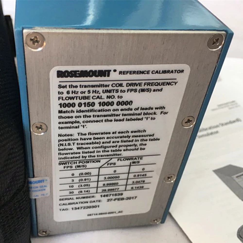 Emerson Model 8714D Magnetic Flowmeter Calibrator - Precision
