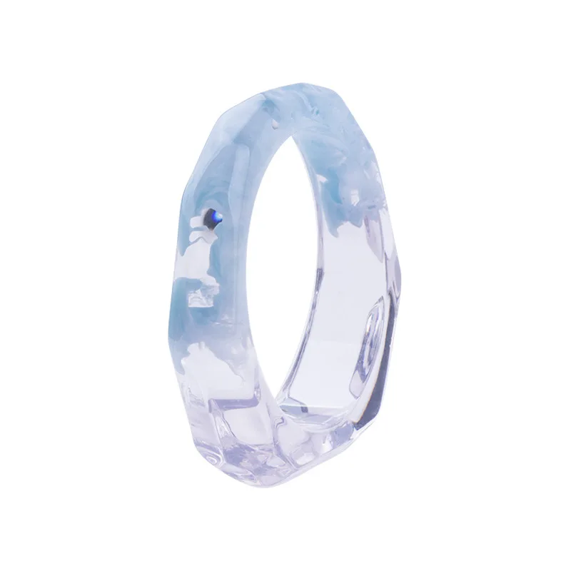 Shop Our Hot Sell Fancy Transparent Two-Tone Acrylic Bracelets